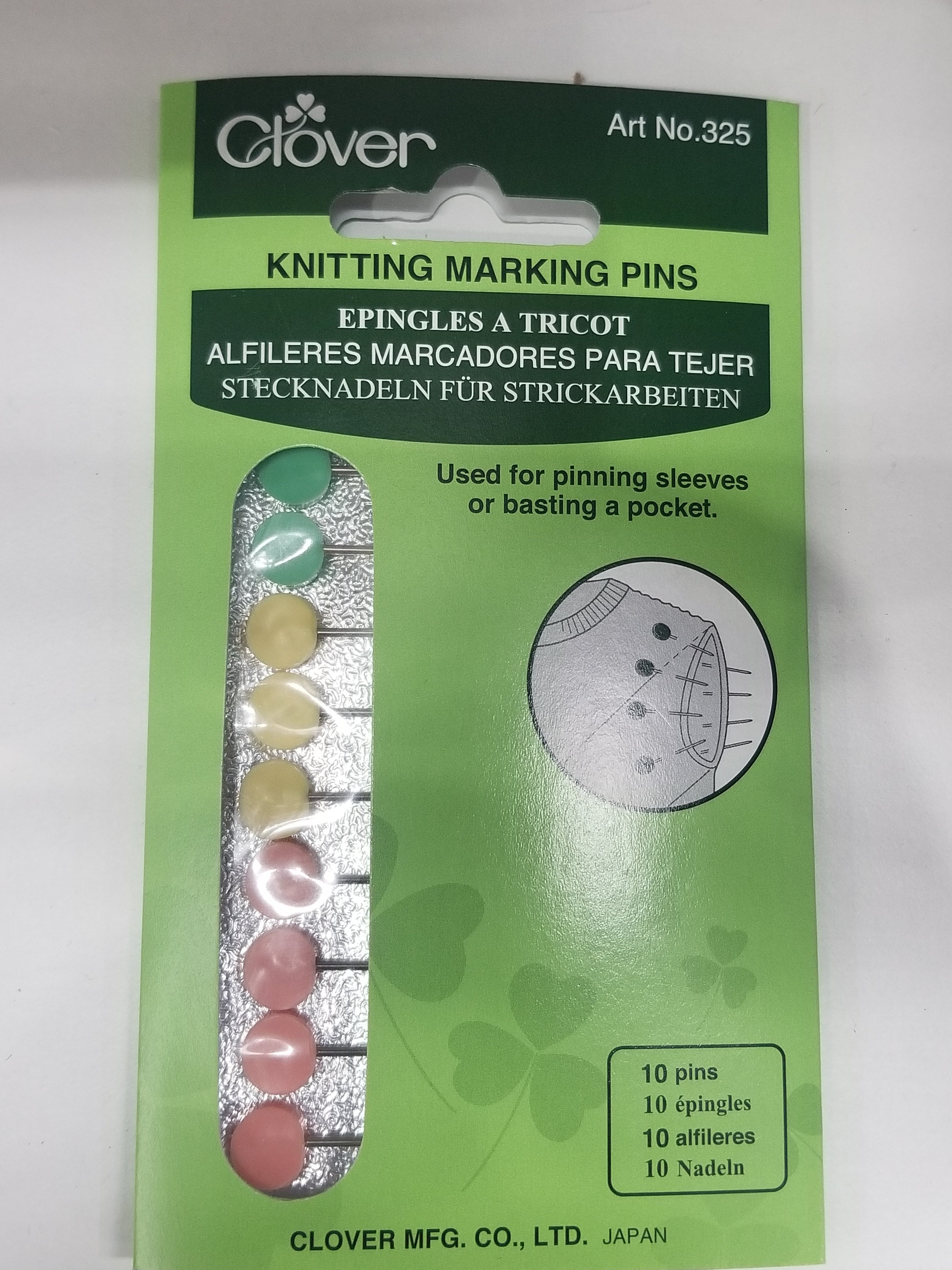 Clover Knitting Marking Pins | CJ's Yarn Place